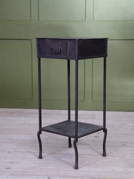 A Beaten Metal Secessionist Side Table – Drew Pritchard Ltd