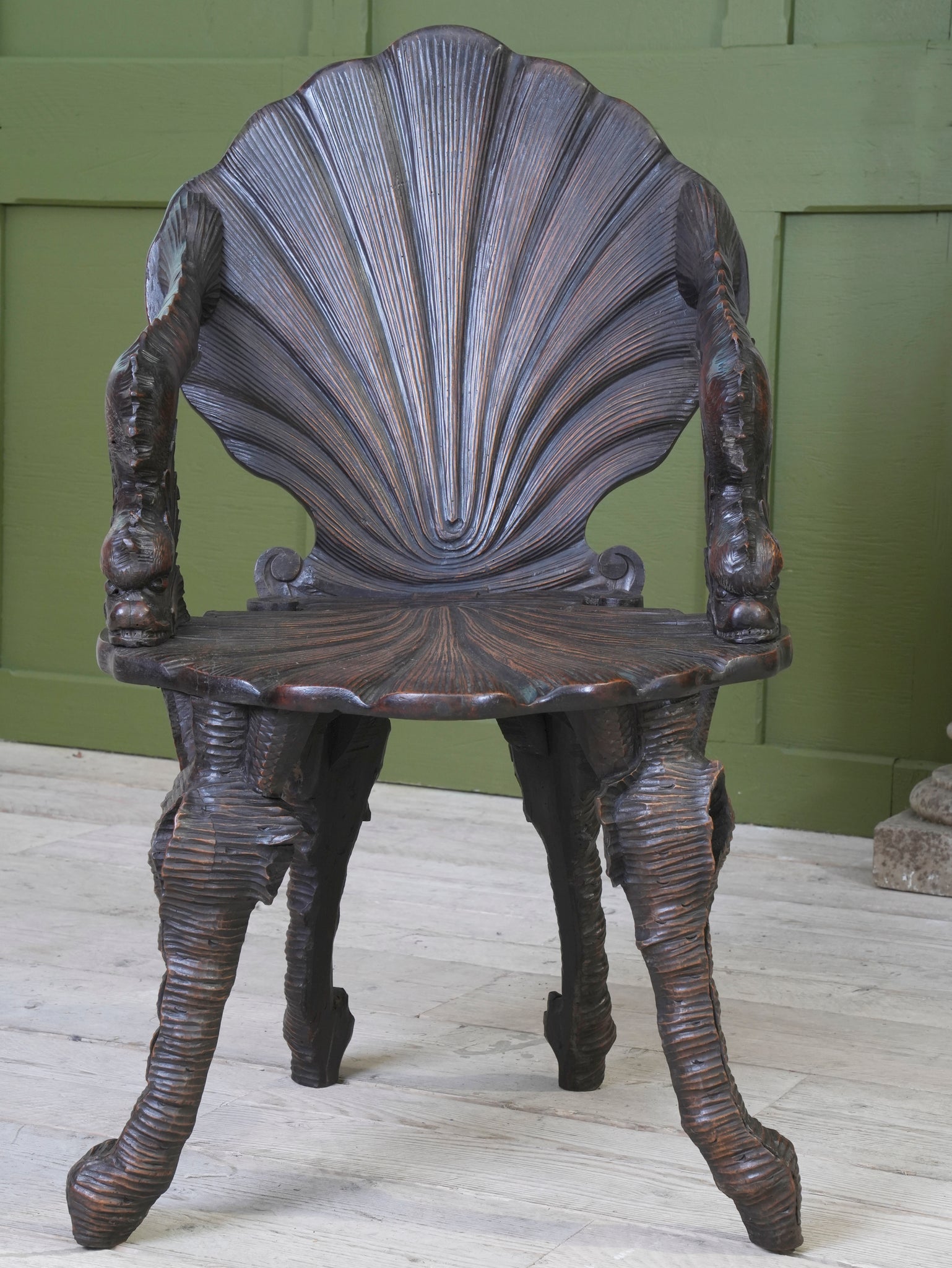 A 19th Century Walnut Grotto Chair – Drew Pritchard Ltd