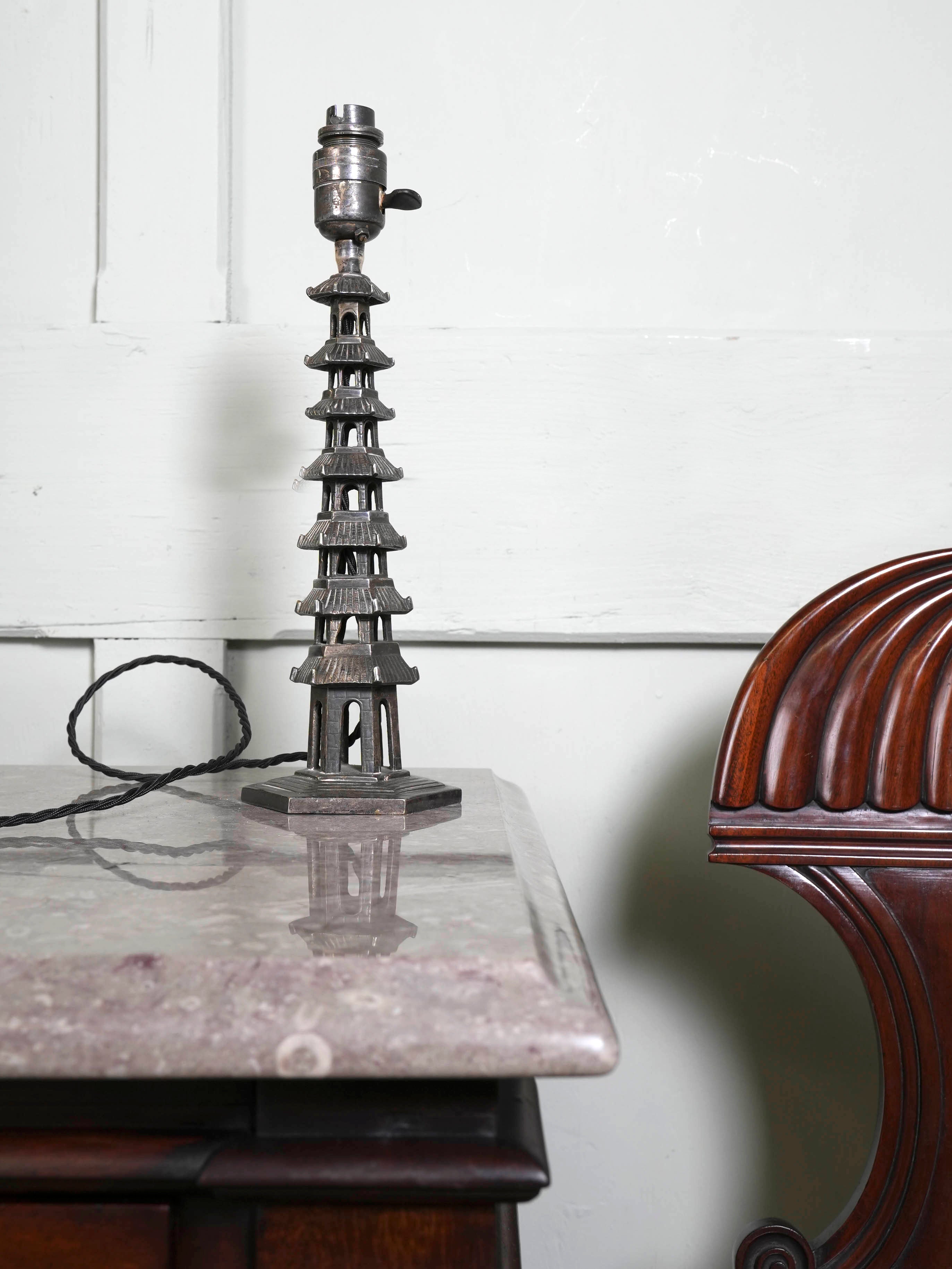 A Pagoda Table Lamp | Drew Pritchard Ltd