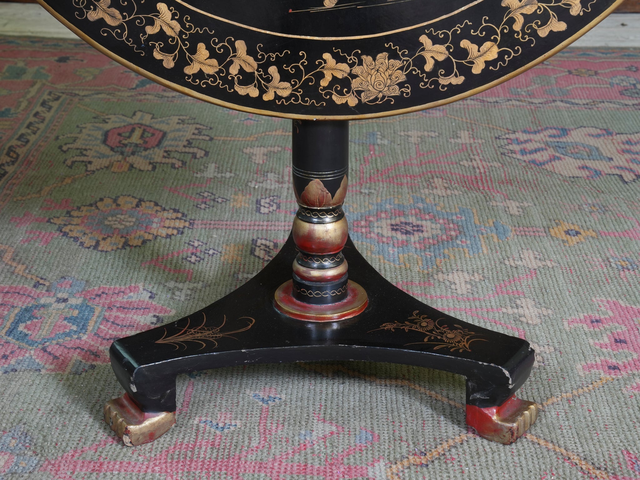 A Large Tilt Top Chinoiserie Decorated Table – Drew Pritchard Ltd