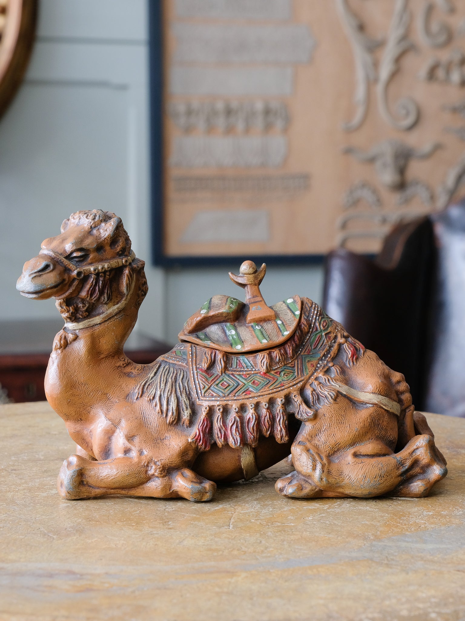 Cold Painted Camel Ink Well – Drew Pritchard Ltd