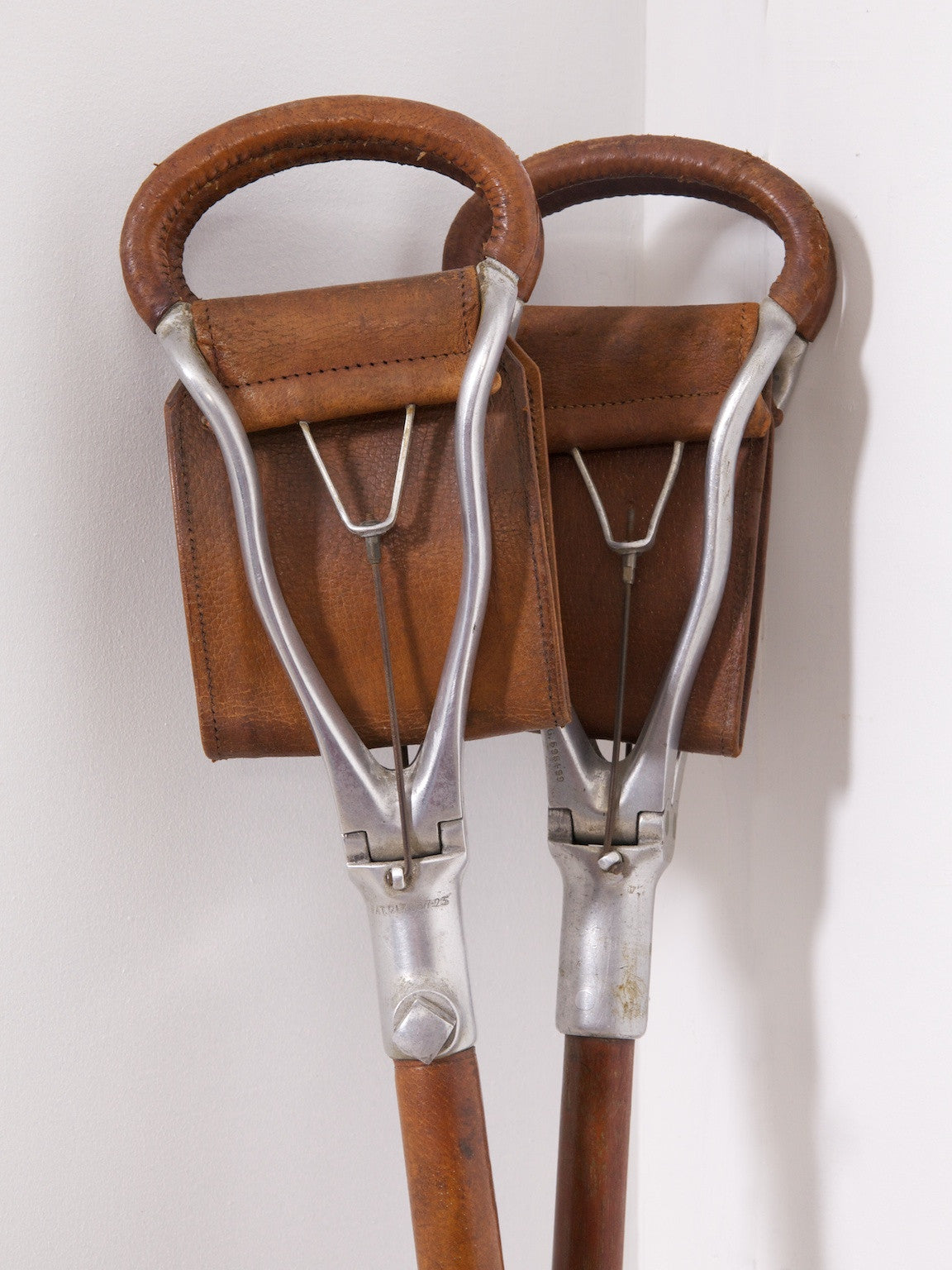 Ostrich Hide Shooting Sticks | Drew Pritchard Ltd