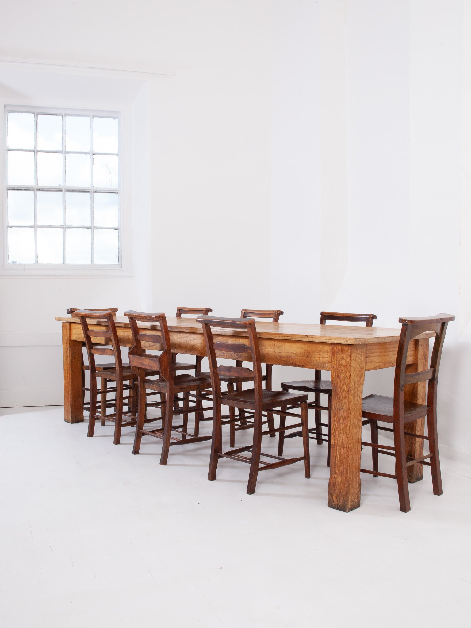 Oak Refectory Table – Drew Pritchard Ltd