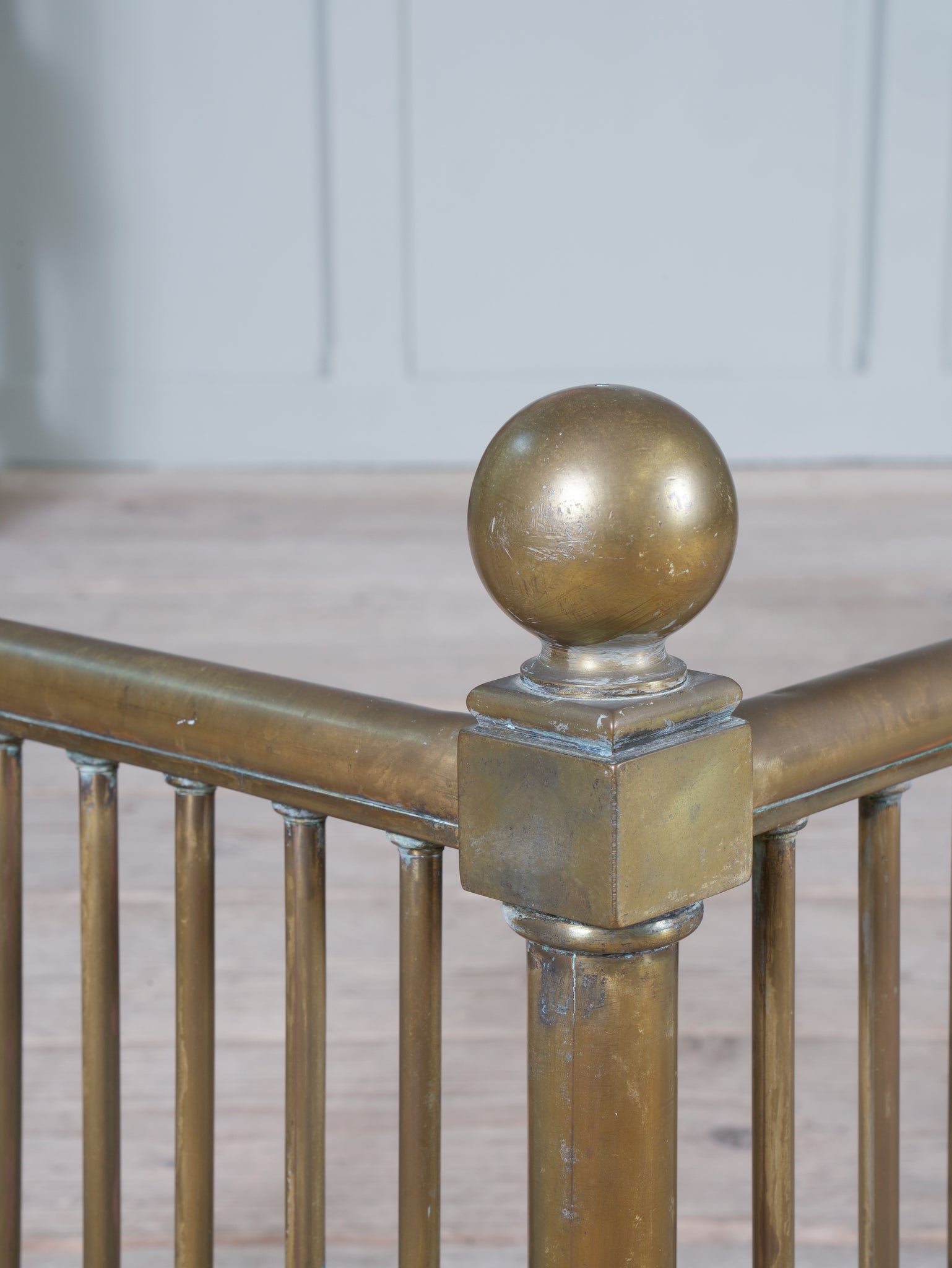 A 19th Century Brass Fender | Drew Pritchard Ltd