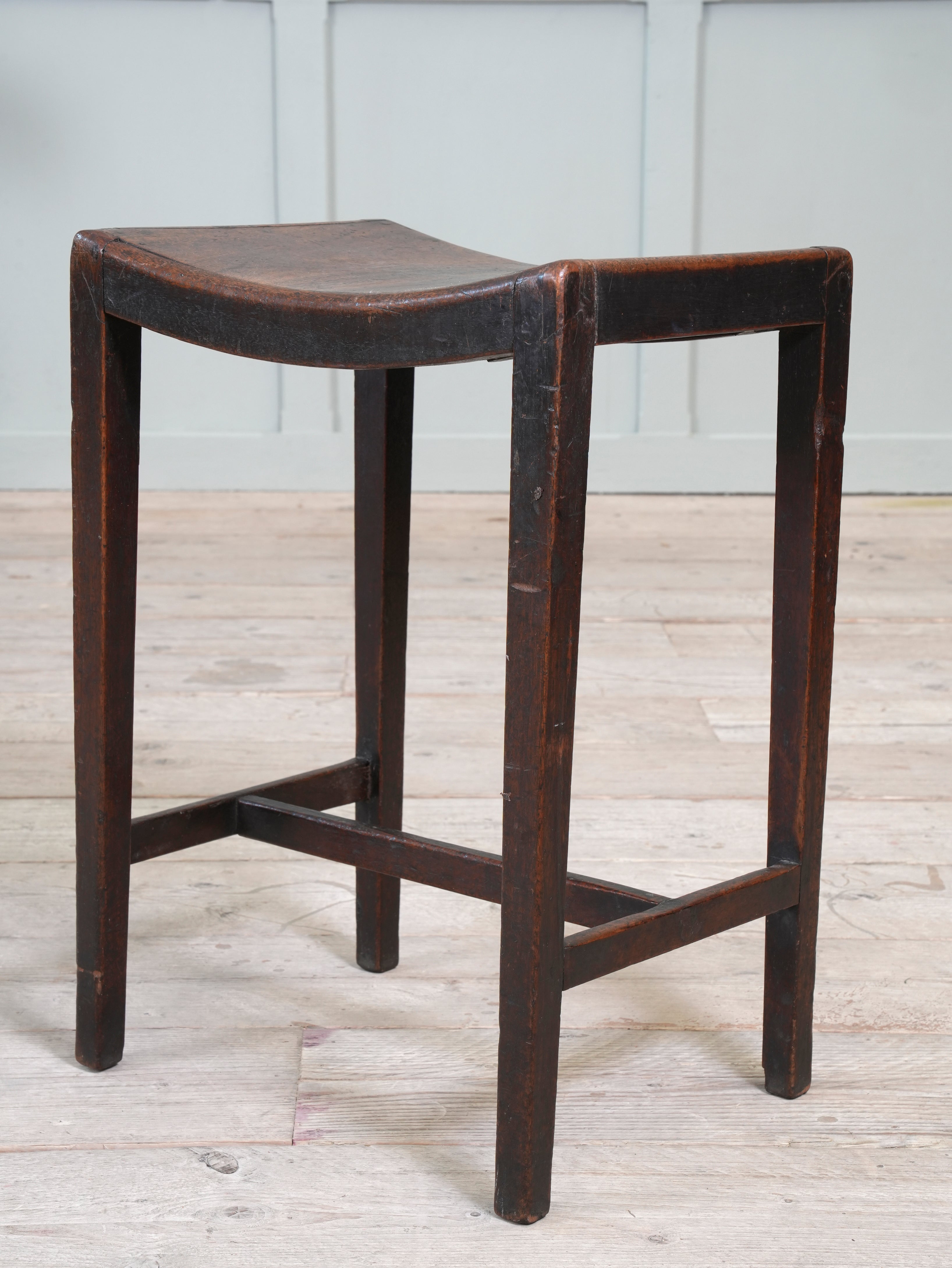 A George III Mahogany Stool | Drew Pritchard Ltd